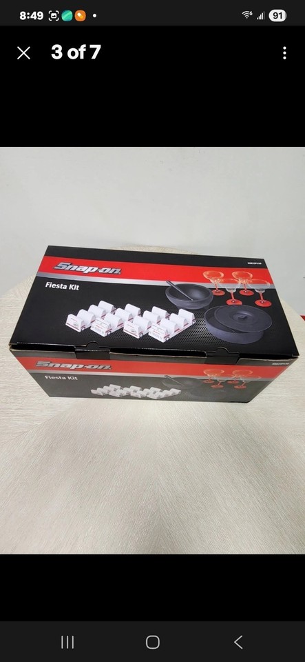 Snap On Tools Fiesta Taco Dinnerware Kit New In Open Box SSX23P150 | eBay