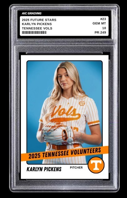 2025 Karlyn Pickens Future Stars Rookie Card #23 Tennessee Vols Graded ...