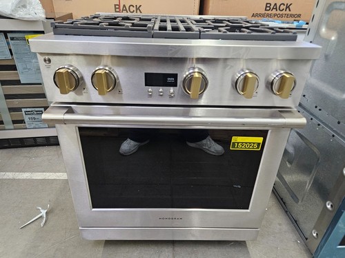 GE Monogram ZGP304NTSS 30" Stainless Pro Natural Gas Range NOB #152025 ...