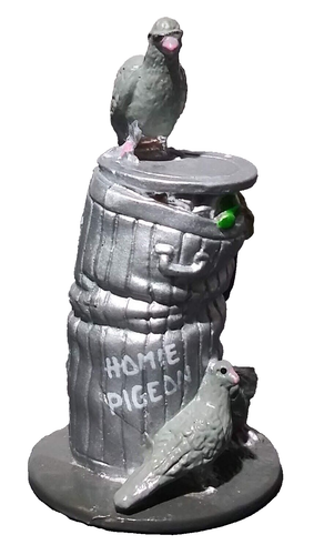 Vintage Lil Homies Series 6 HOMIE PIGEON TRASH 1.75” Figure 1/32 Scale ...