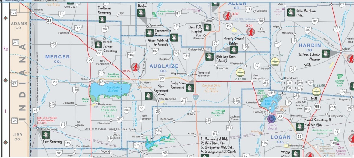 Hidden Ohio Map And Guide