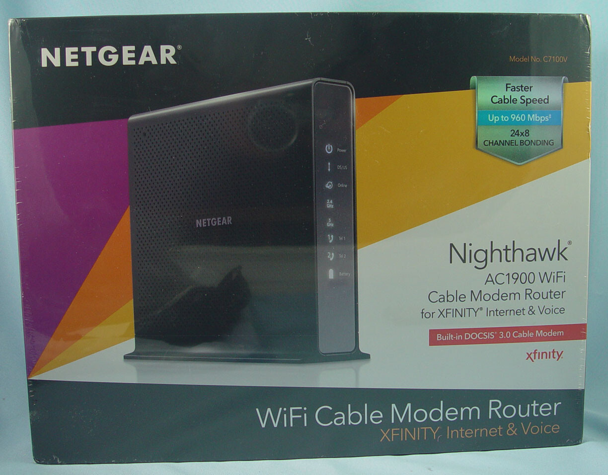 NETGEAR NighthawkC7100V-100NAS Wireless Router for sale online | eBay