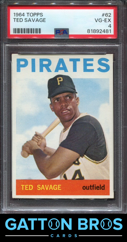 1964 Topps Ted Savage #62 PSA 4 VG-EX | eBay
