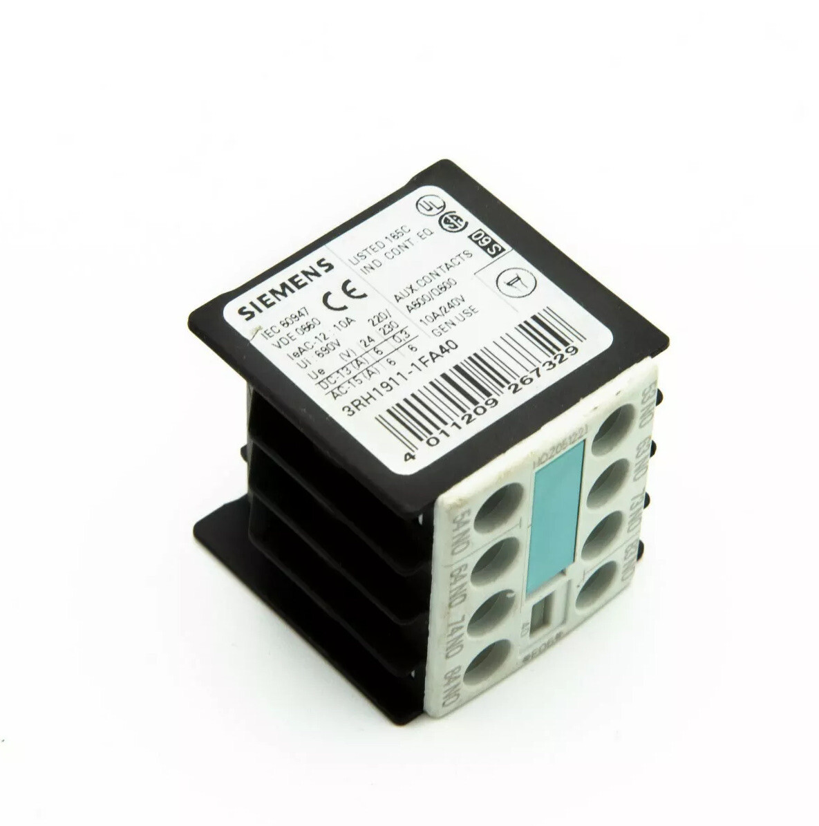 ~Siemens 3RH1921-1FA40 AUX Contacts A600/Q600 10A 240V | eBay