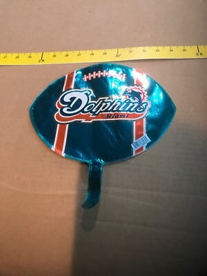Lot Of 10 Miami Dolphins NFL Football 8”x10” Inflatable Balloons | eBay