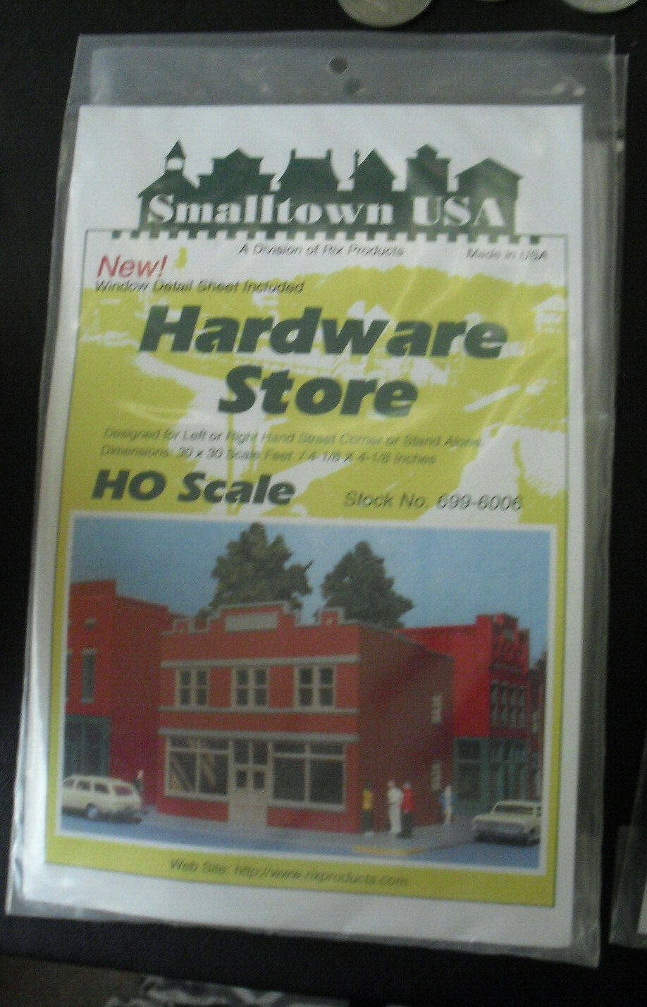 Rix Products Smalltown USA HO Scale Hardware Store Building Kit NIP 699 ...
