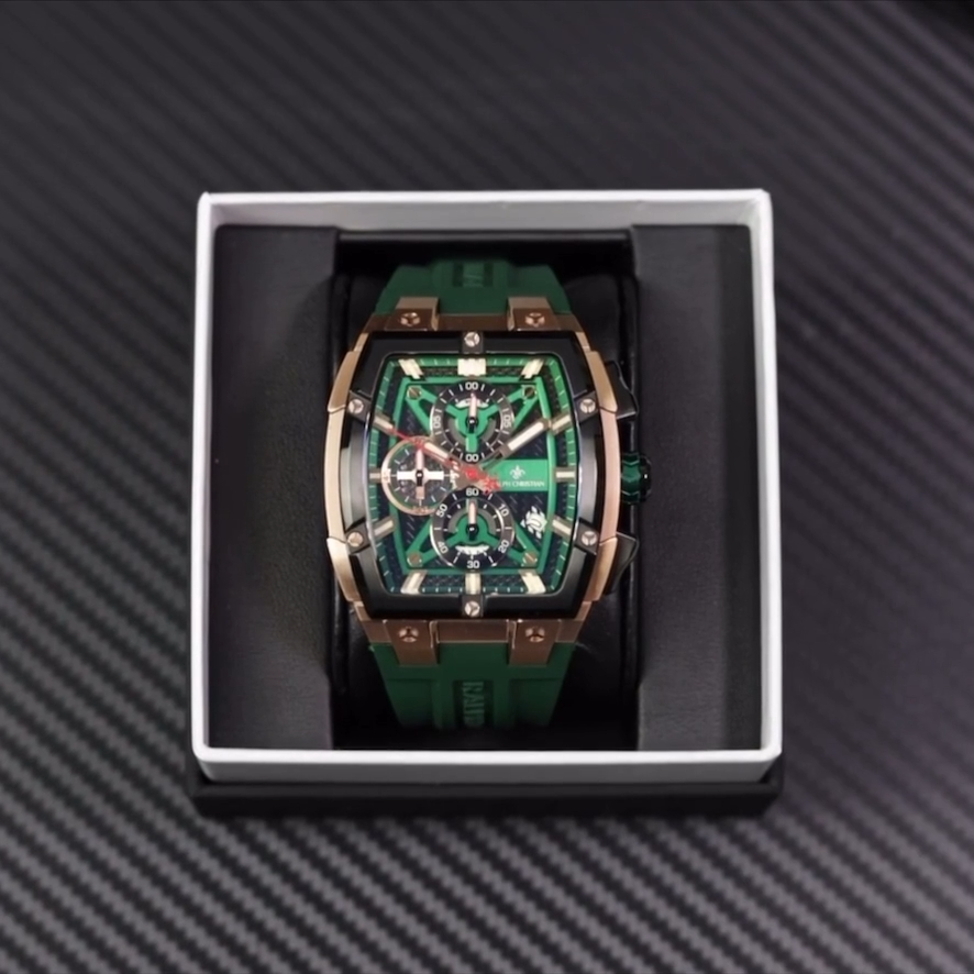 Ralph Christian Polaris Chrono Mens Luxury Watch RM Skeleton Steel ...