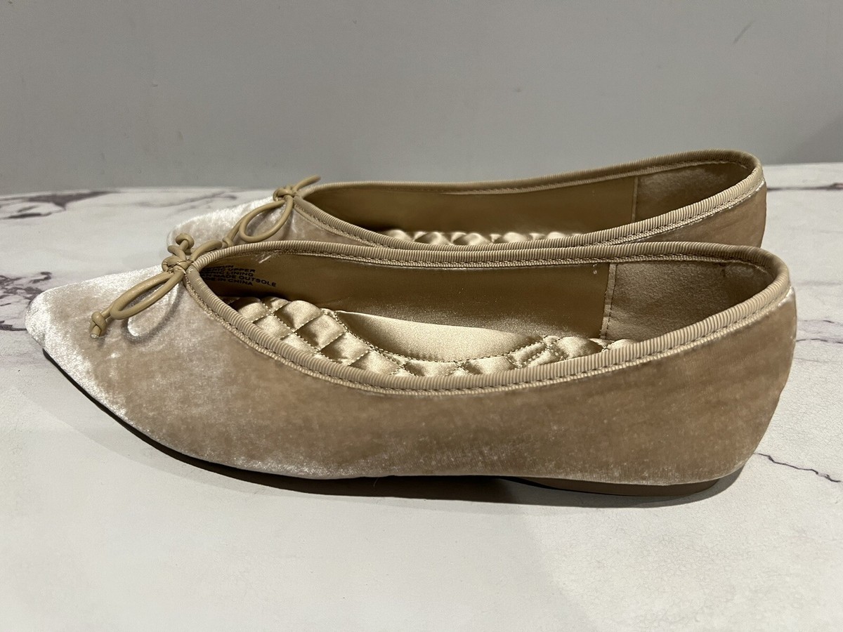 Champagne Color Of Flats Gwynn Ballet Flat | Champagne Nappa Leather