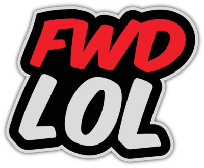 Forward FWD LOL JDM Sticker Car Bumper Decal - 3'', 5'' or 6'' | eBay