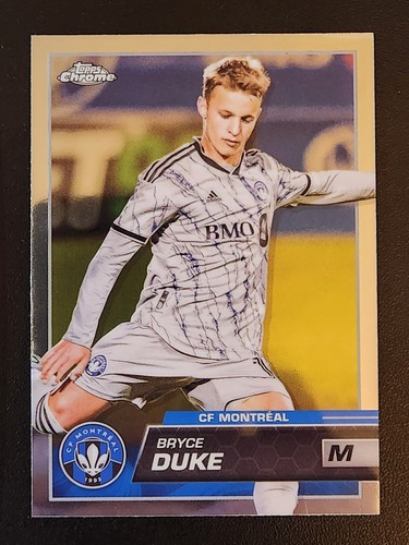 #159 BRYCE DUKE 2023 Topps Chrome MLS Soccer MONTREAL | eBay