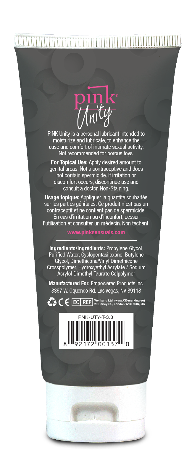 GUN OIL PINK UNITY Silicone Based Gel Personal Lubricant Long Lasting ...