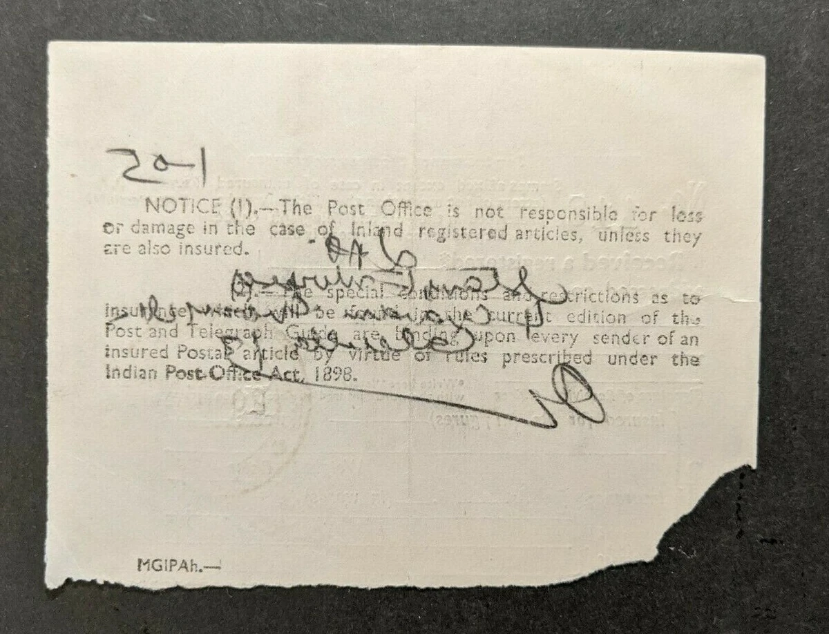 Indian Registered Post
