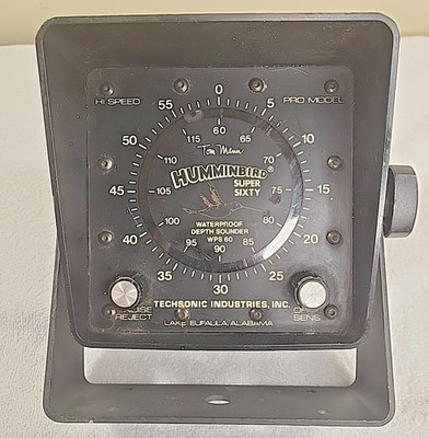 Vintage Humminbird Super Sixty WPS 60 Depth Sounder Fish Finder ...