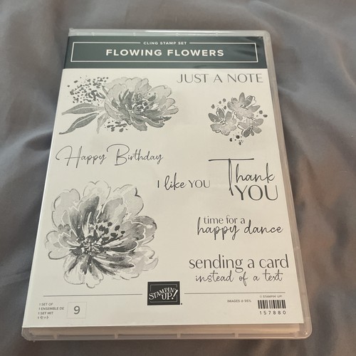 Stampin' Up Flowing Flowers Cling Stamp Set | eBay