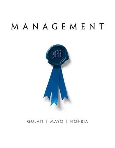 MANAGEMENT (MINDTAP COURSE LIST) By Ranjay Gulati & Anthony J. Mayo - Hardcover 9780538478465 ...