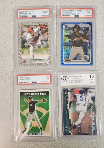 6 MLB Baseball Slab Card Lot Cool Slabs | eBay