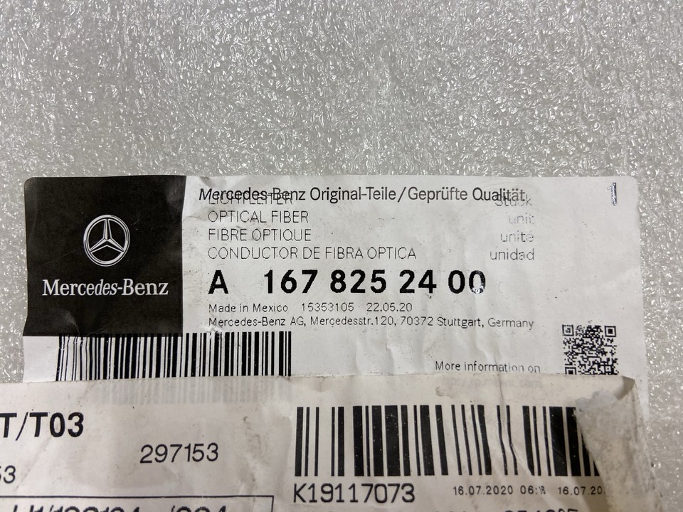 Lichtleiter A1678252400 Mercedes GLE Klasse W167 | eBay