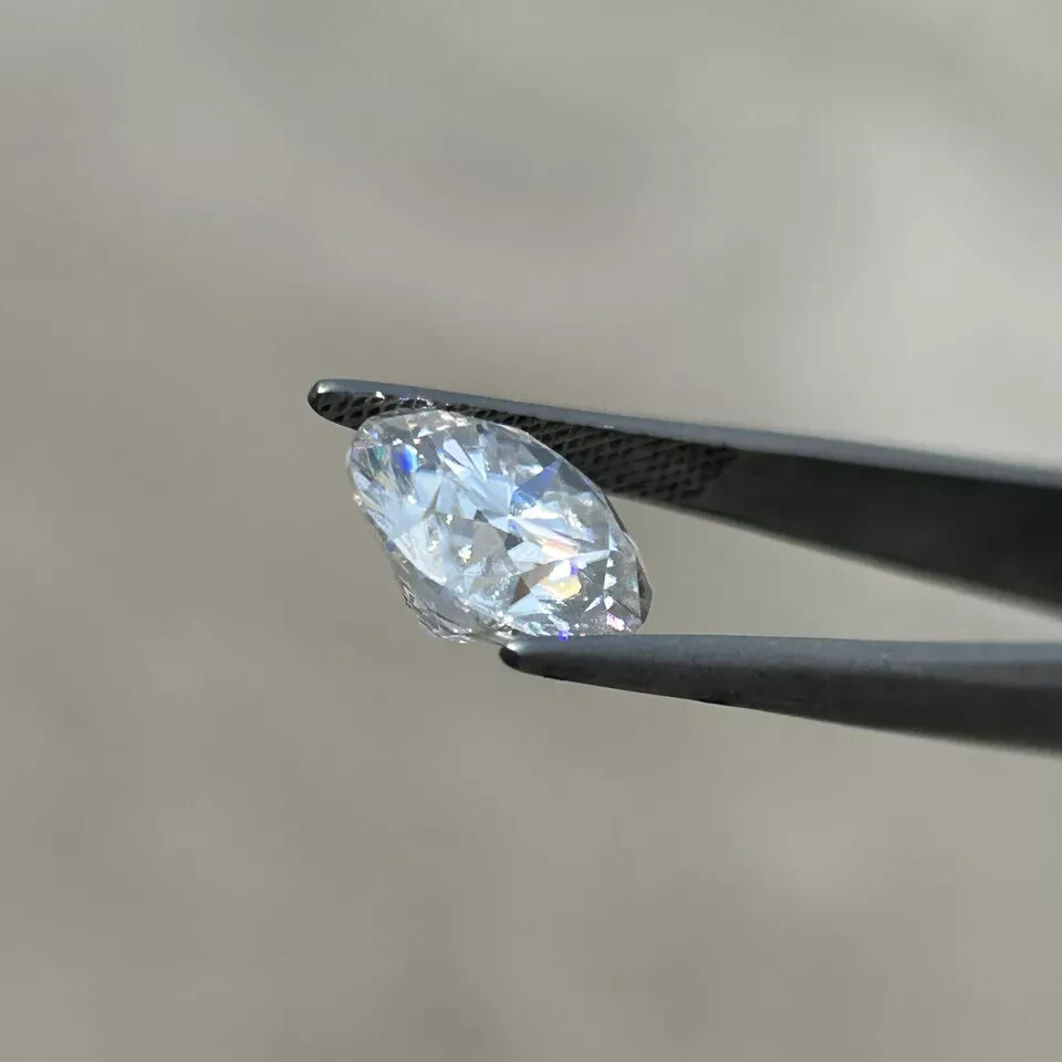 Round Cut 2 Ct CERTIFIED Natural D Color FL Lab Grown Diamond Loose ...