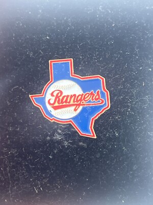 TEXAS RANGERS - BASEBALL CAP MLB TEAM LOGO - VINTAGE STATE SHAPE LAPEL ...