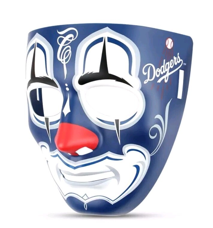 Mister Cartoon X MLB Los Angeles Dodgers Stadium Edition Clown Mask IN ...