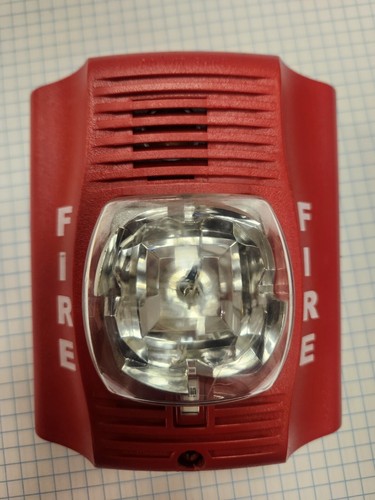 System Sensor P2R Horn Strobe Removed in Working Condition w/ Mounting ...