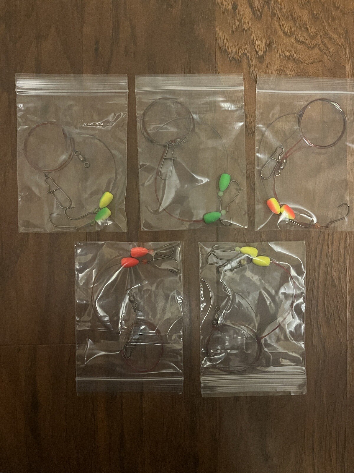 surf fishing rig for Kingfish- Spot -croaker , 30 lb , 1/0 octopus (5 ...