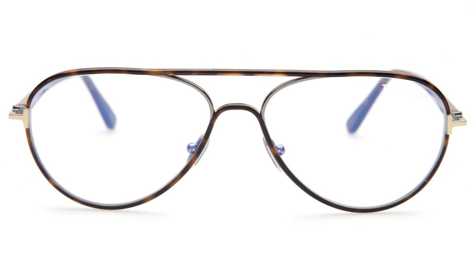 NEW TOM FORD TF5897-B 052 Havana Eyeglasses Frame 57-15-140 B44 Italy ...