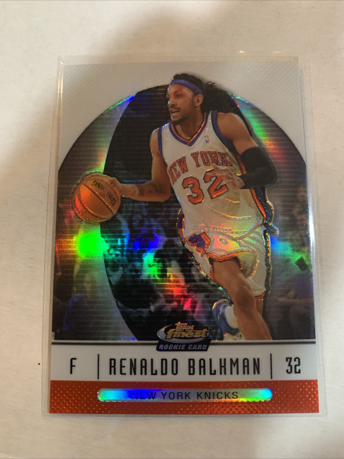 2006-07 Topps Finest - Rookie Renaldo Balkman #93 Refractor (RC) for ...