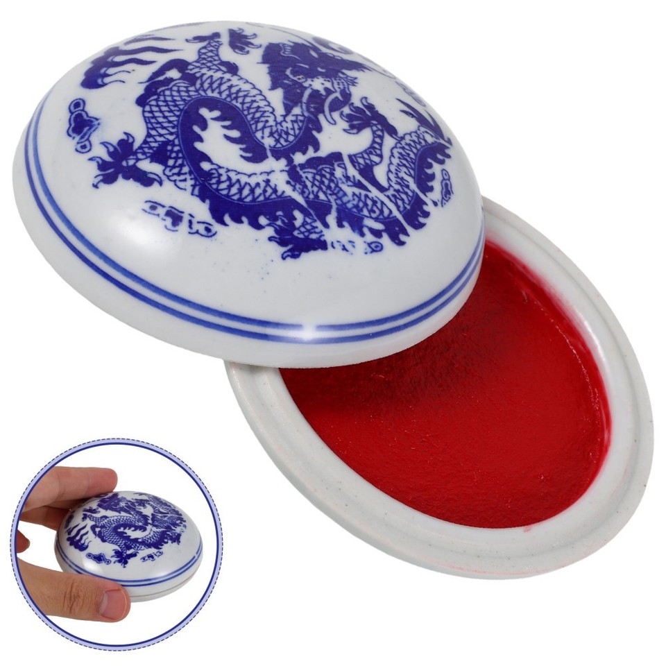 Craft Inkpad Stamps Card Making Paste Ceramic Seal Yinni Chinese Art ...