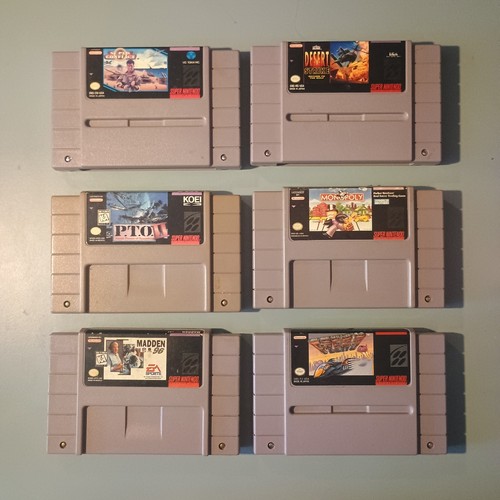 Super Nintendo (SNES) Game Cartridge Lot of 6 TESTED WORKING! | eBay