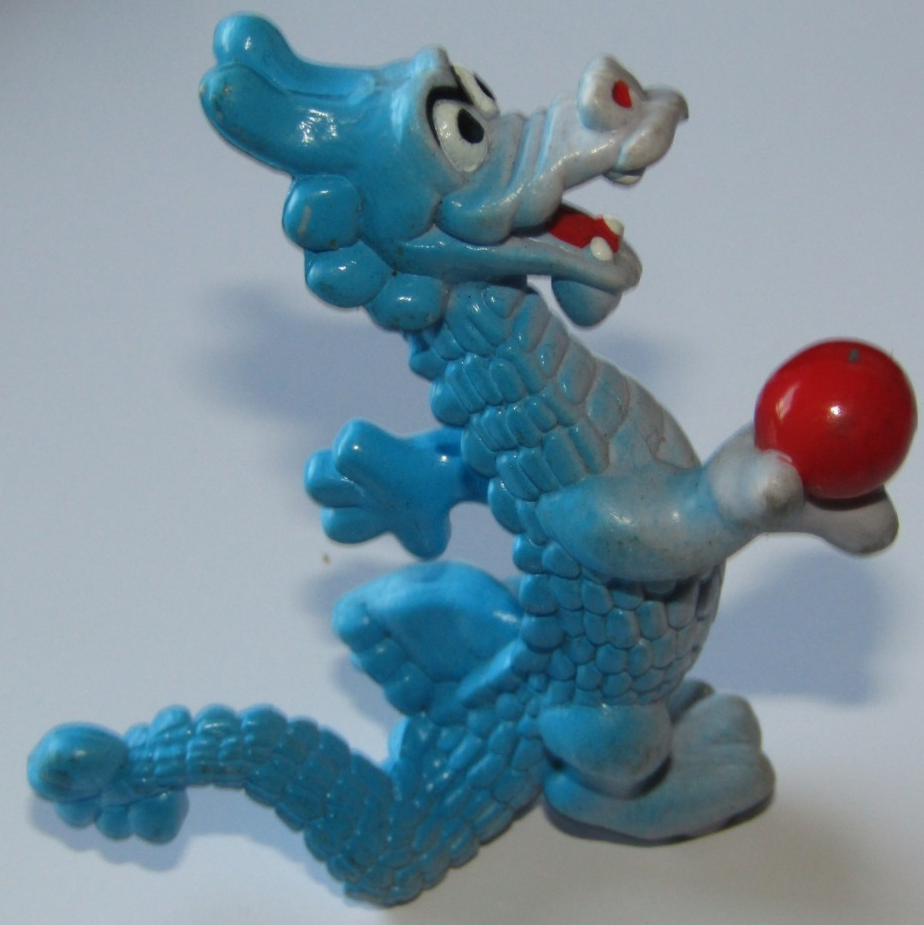 McDonalds Happy Meal Toy Dragonette Chinese New Year Blue Dragon Loose ...