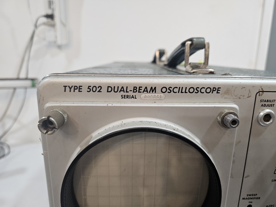 Vintage Industrial Tektronix Oscilloscope 502 Dual Beam | eBay