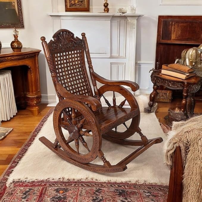 Antique Wood Rocking Chair