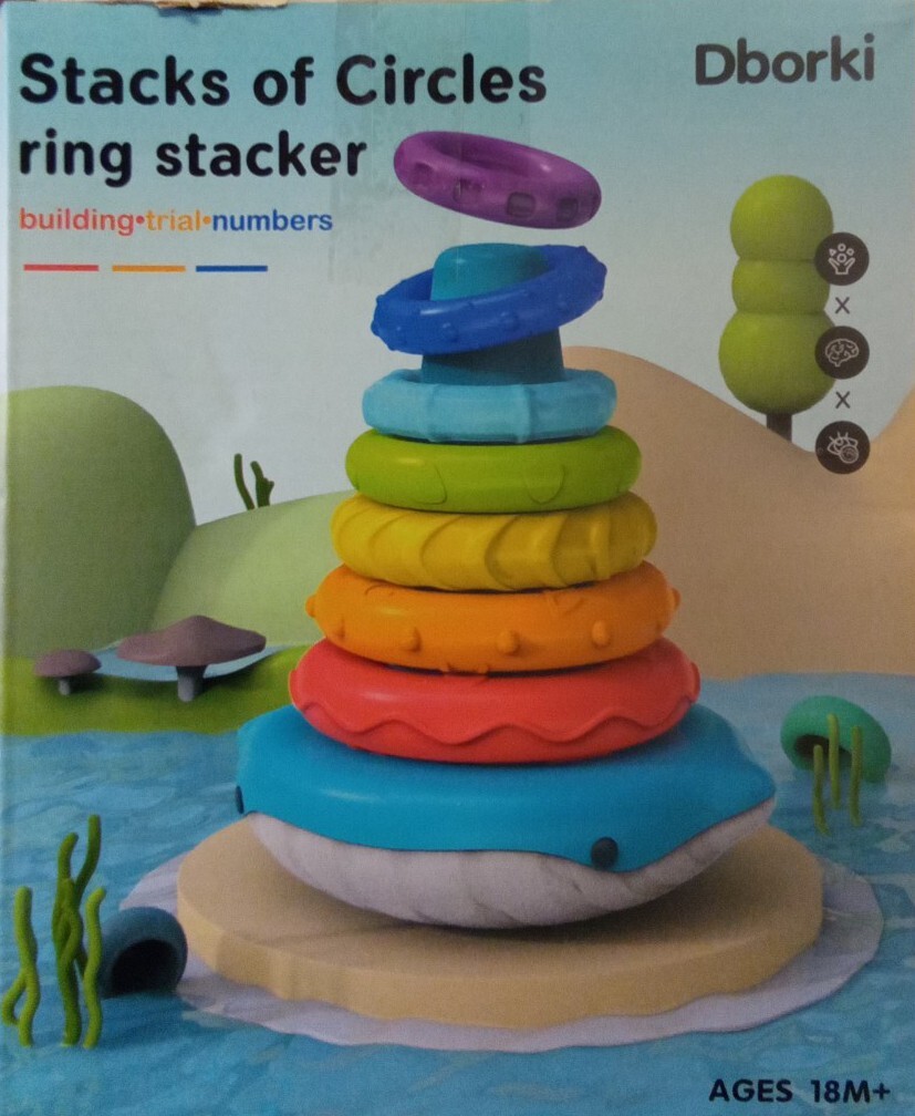 Stack of Circles, Ring Stacker, 8 Piece Set. Box Slightly Damaged. | eBay