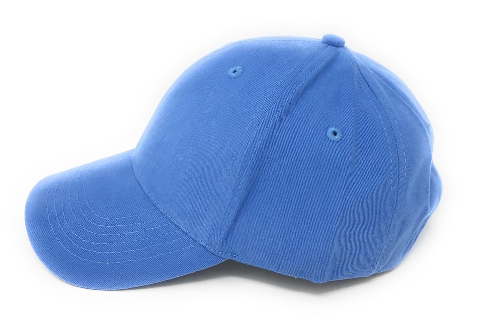 Brushed Cotton Peach Feel 6 Panel Low Crown Baseball Hats Caps Hook ...