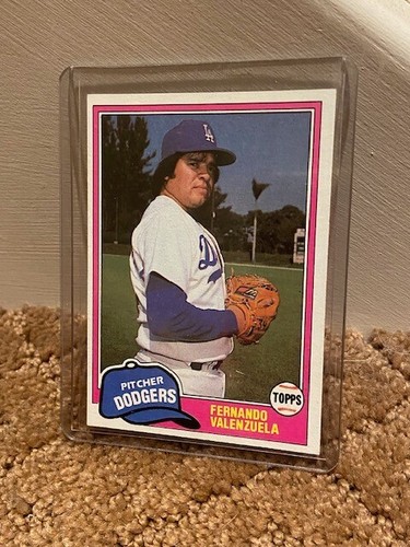 1981 Topps Traded Set Fernando Valenzuela RC Rookie NM #850 Card Danny ...