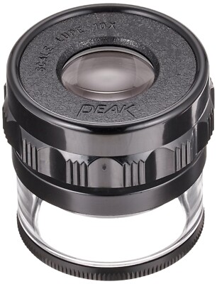 PEAK Precision Work Magnifier 10 X Scale Magnifying Loupe No.1983 Japan ...