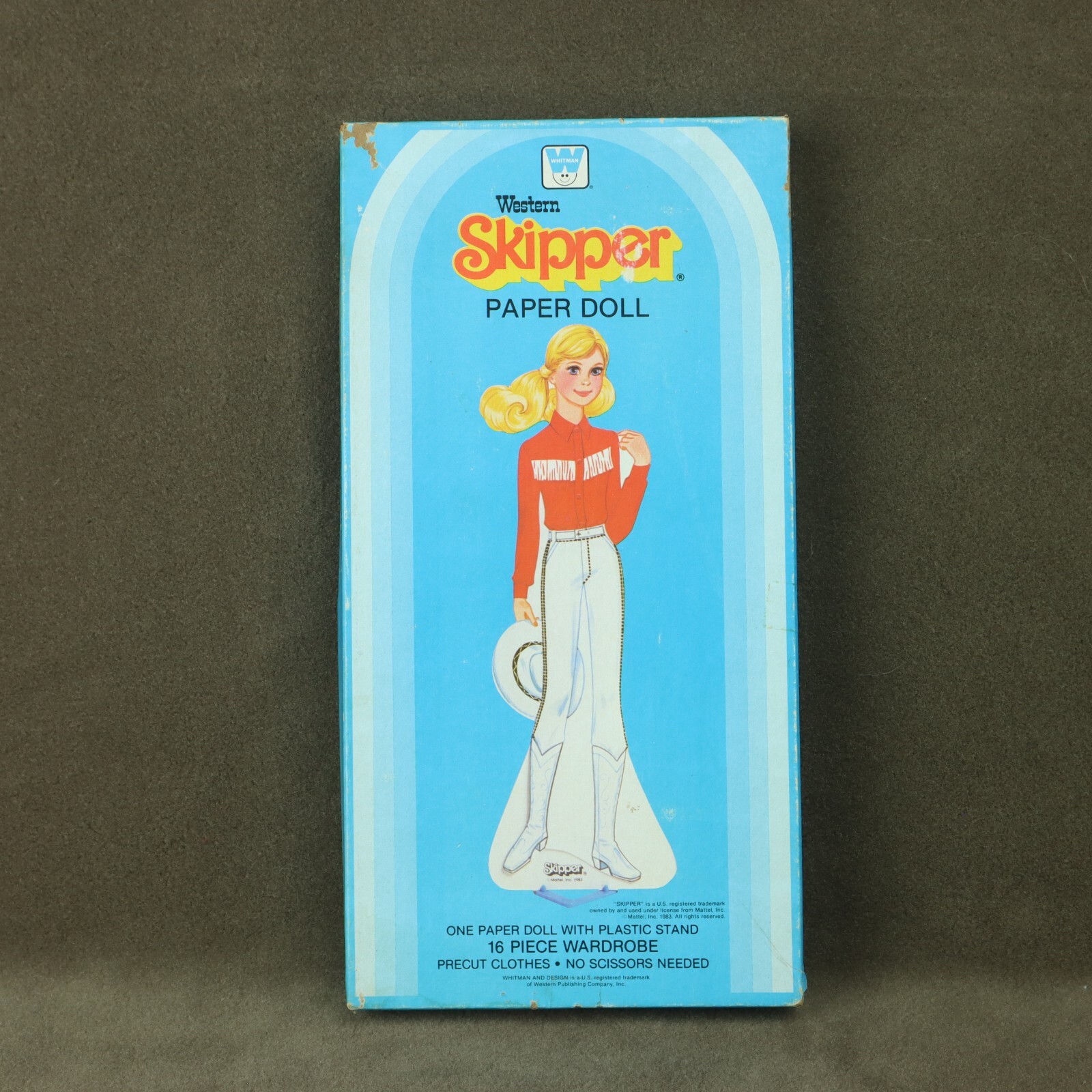 VTG Skipper paper dolls 14 pc in original box 1983 Western Retro ...