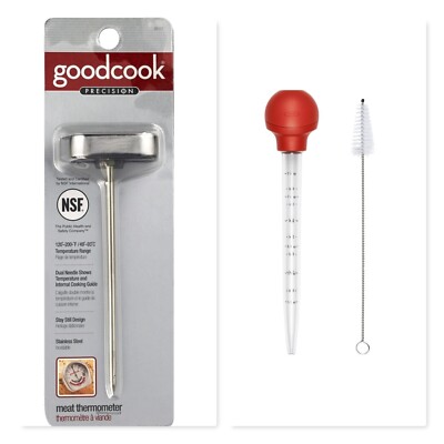 Lot 2 Goodcook & OXO Good Grips Outdoor Indoor Cooking Baster & Meat ...