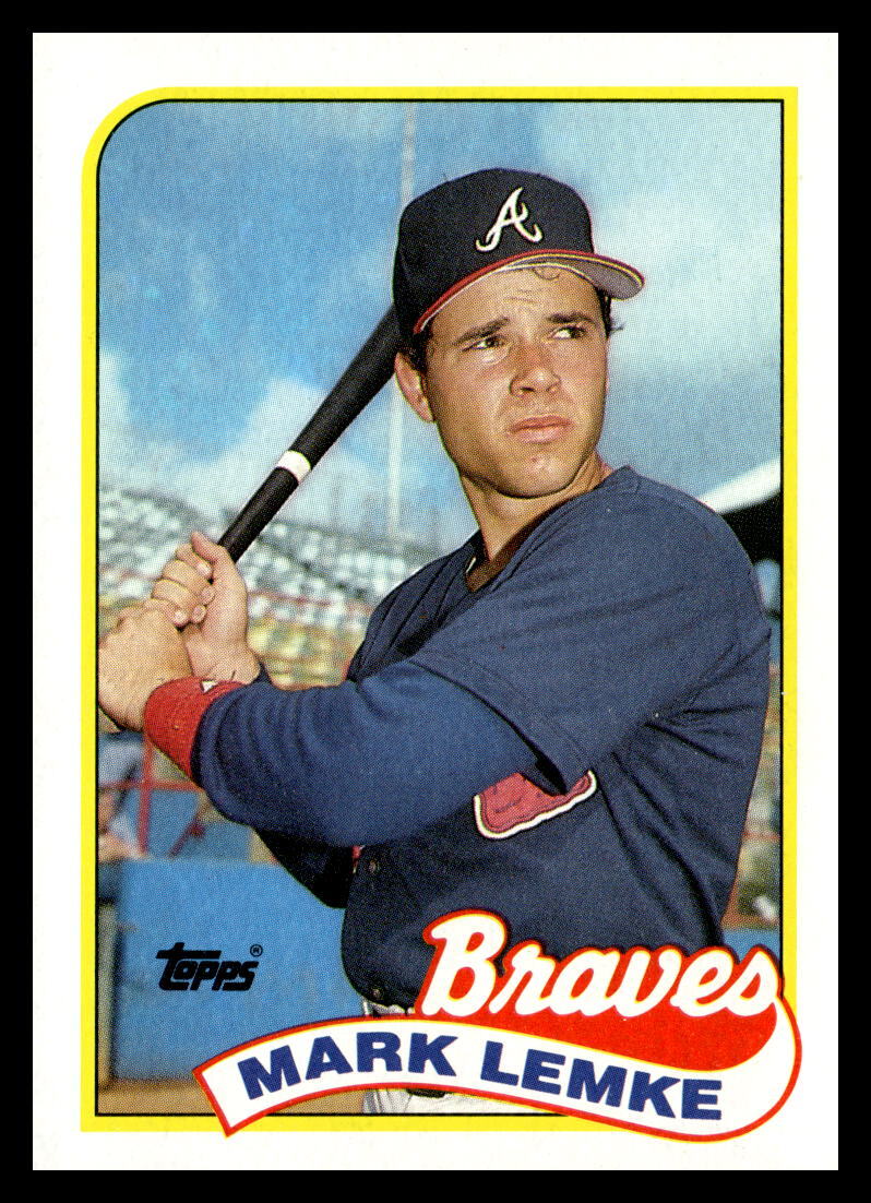 1989 Topps #327 Mark Lemke Atlanta Braves Baseball Card | eBay