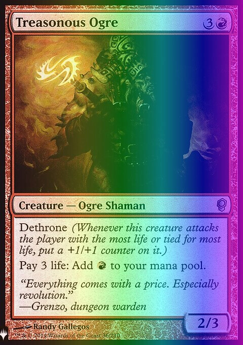 MTG Treasonous Ogre (60/124) Mystery Booster Retail Edition Foils LP ...