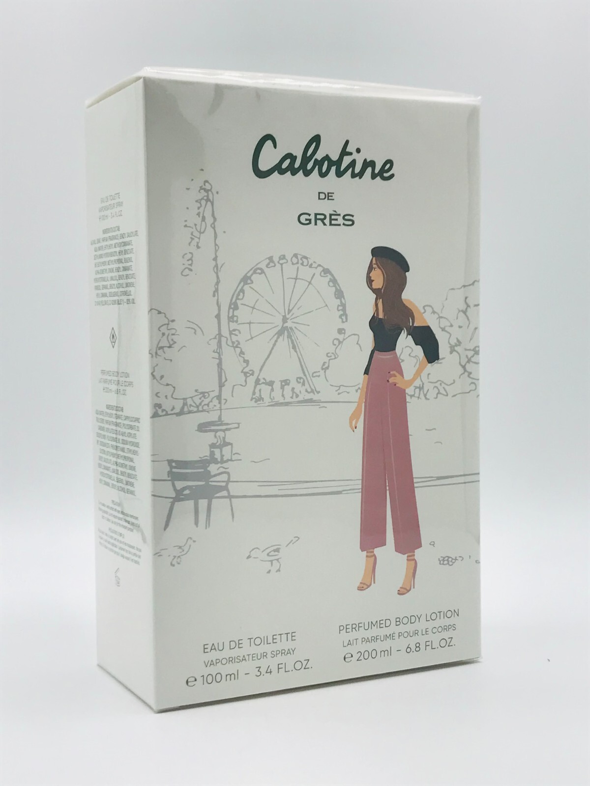 Cabotine De Gres 2pc Set Women Perfume edt 3.4 oz Body Lotion 6.76 oz ...