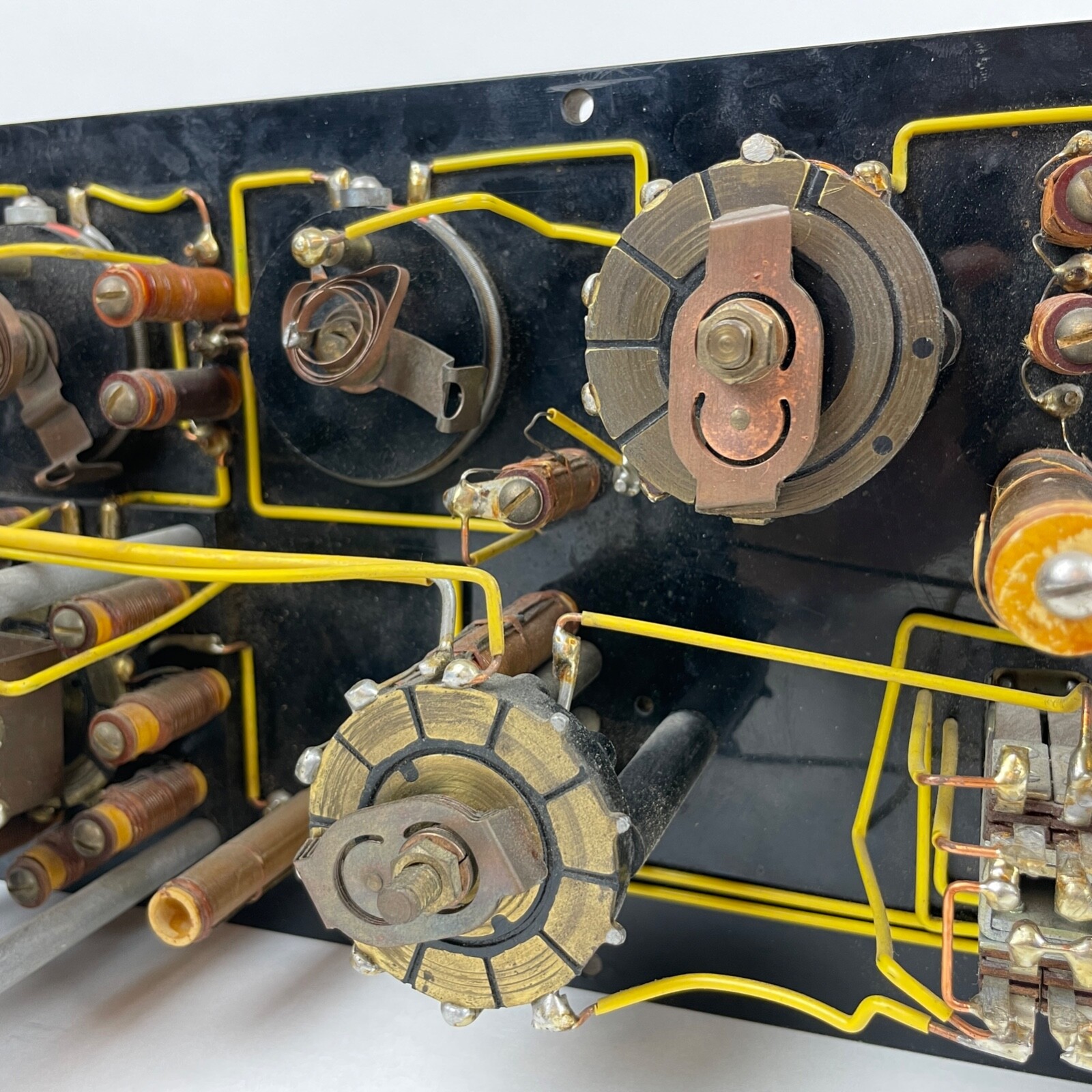 Vintage MILLIVOLT CONTROL PANEL antique switch meter electrical display ...