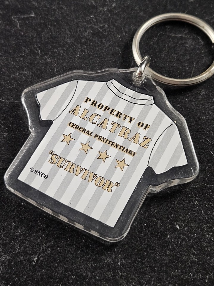 Keychain - Souvenir From ALCATRAZ Prison California USA Vintage 1990s ...