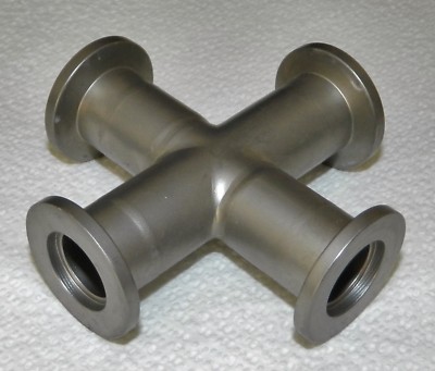 STAINLESS NW KF-16 KLEIN FLANGE CROSS 4-WAY VACUUM FITTING | eBay