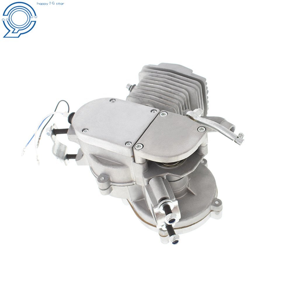 Silver 80cc 2 Stroke Gas Engine Motor For Motorized Motorised Bicycle ...