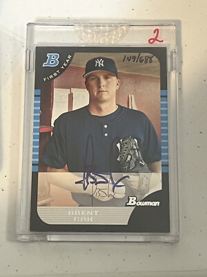 Brent Cox 2006 Bowman Originals BDP115 (factory sealed from buy back offer) /688 | eBay