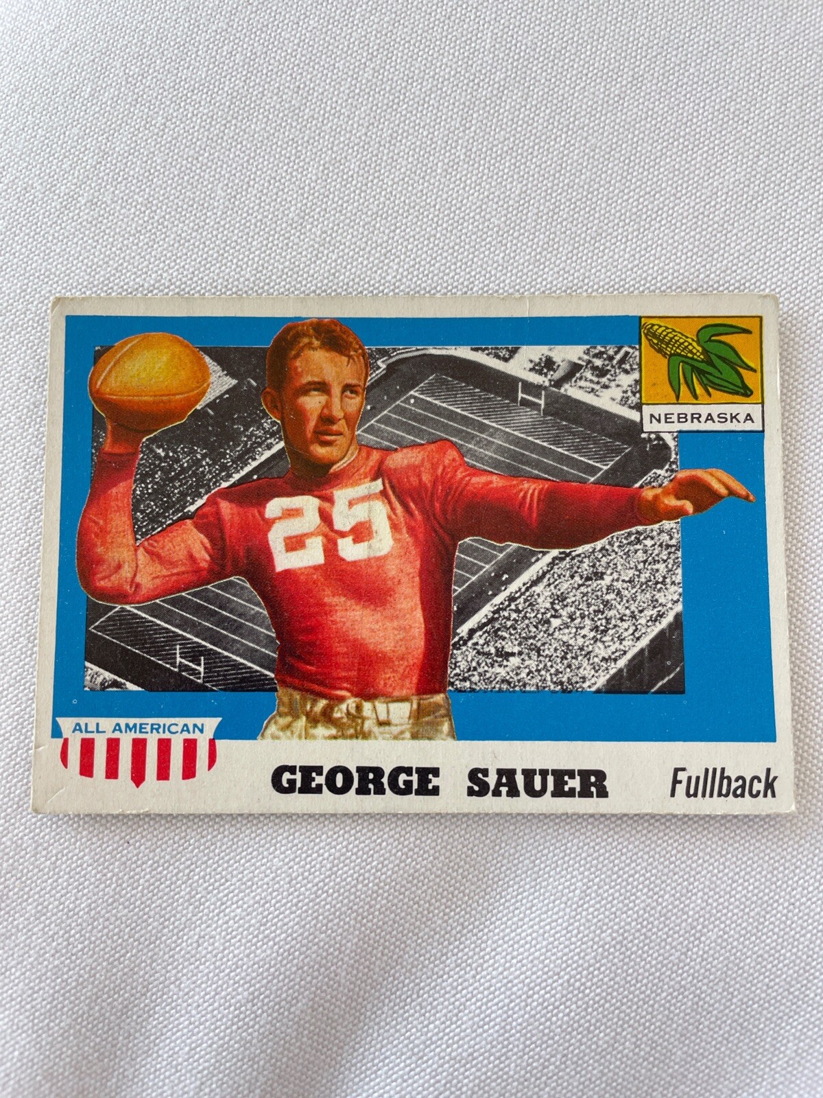1955 Topps All American #31 George Sauer | eBay