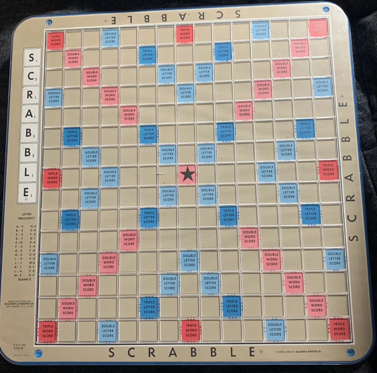 1976 Scrabble Board With Raised Grid-lines And Rotating, 51% OFF