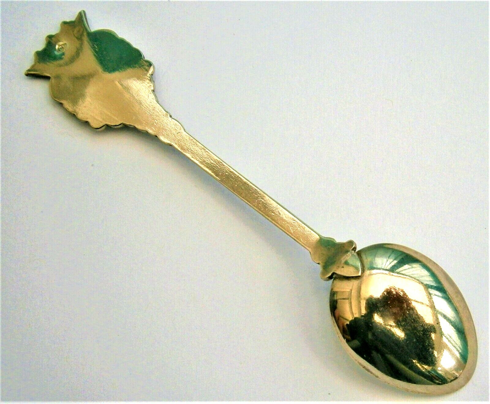 SD597) Vintage enamel Toledo crest Spain souvenir collectors spoon ...